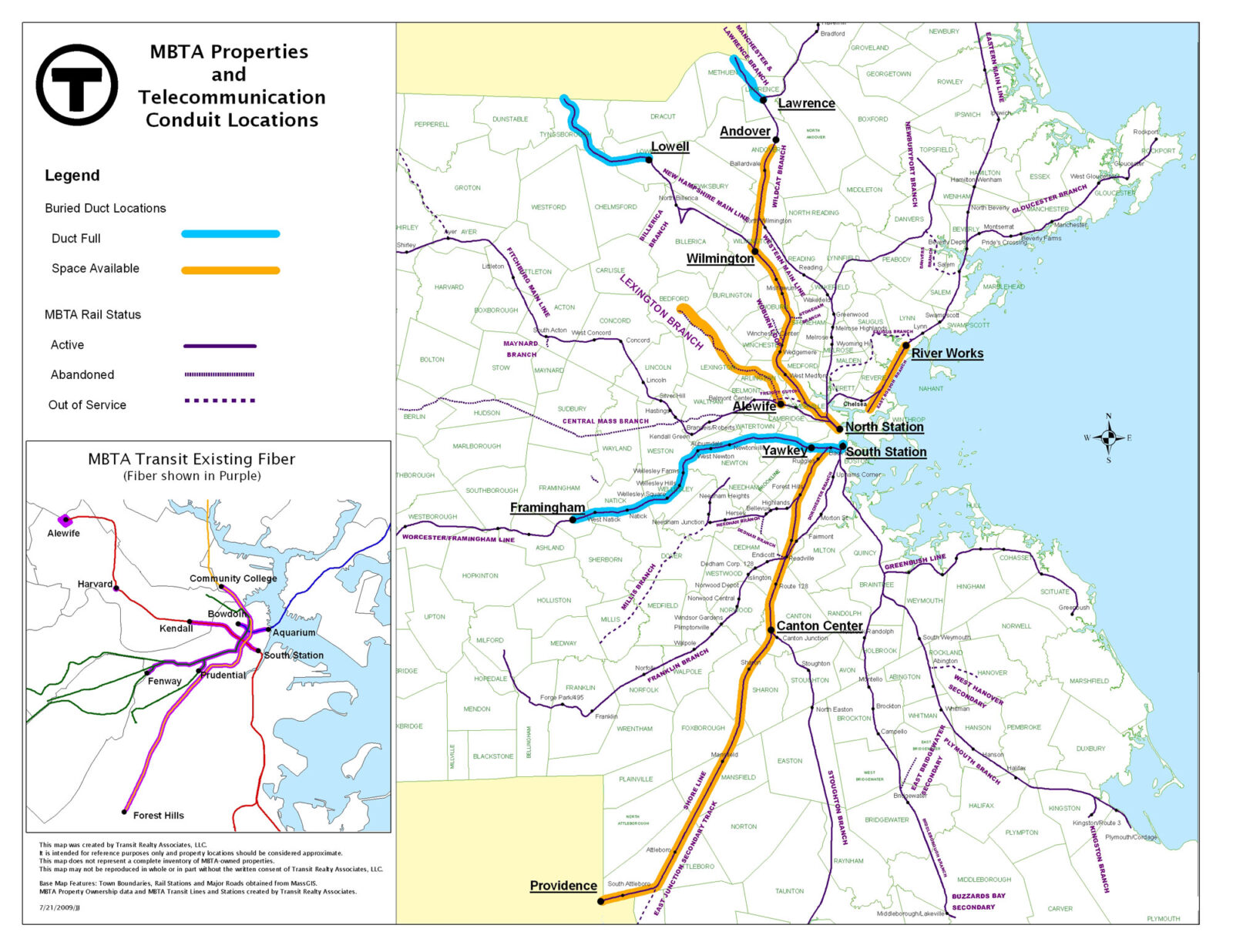 MassDOT & MBTA Telecom and Energy Services - MBTA Realty
